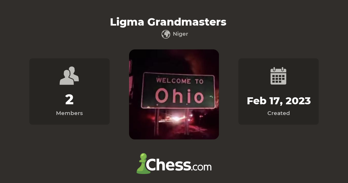 Ligma Grandmasters - Chess Club - Chess.com