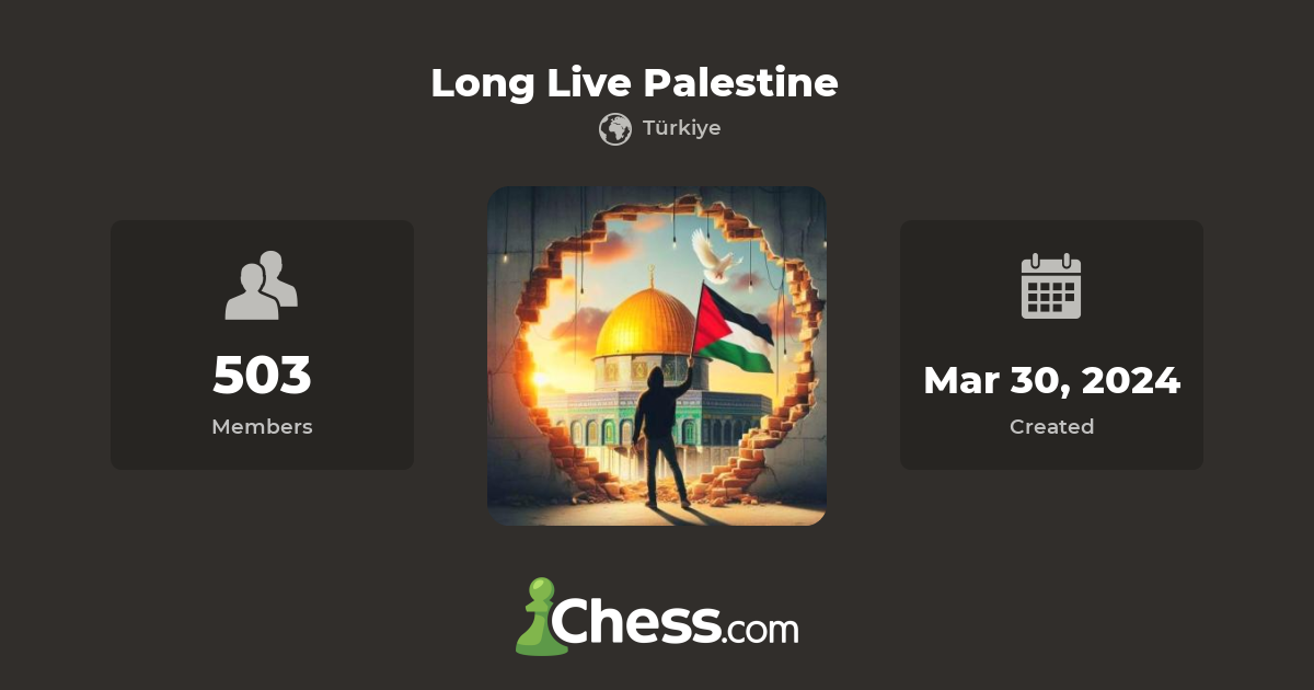 Long Live Palestine - Chess Club - Chess.com
