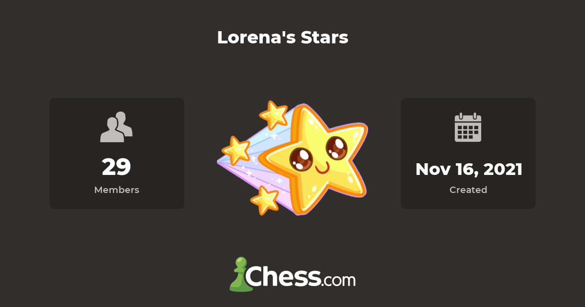 Lorena's Stars - Chess Club - Chess.com