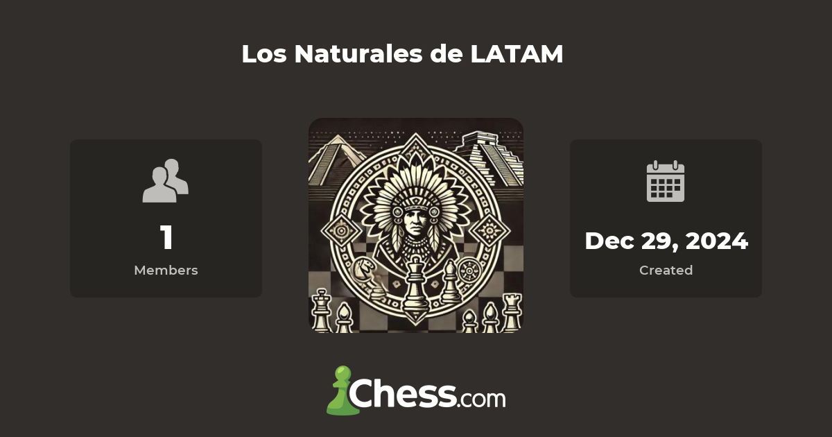 Los Naturales de LATAM - Chess Club - Chess.com