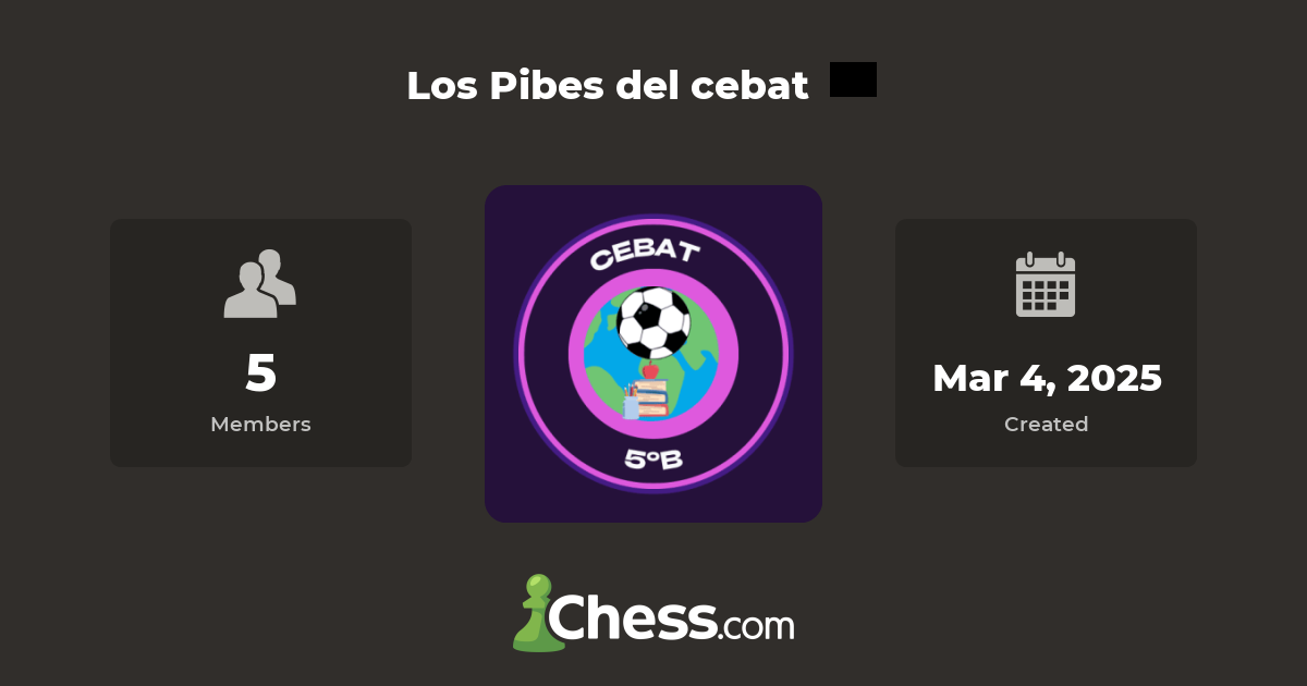 Los Pibes del cebat - Chess Club - Chess.com
