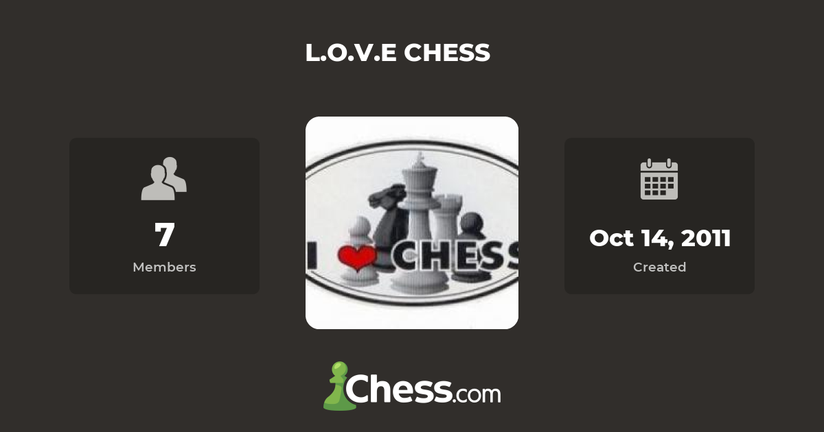 L.O.V.E CHESS - Chess Club - Chess.com