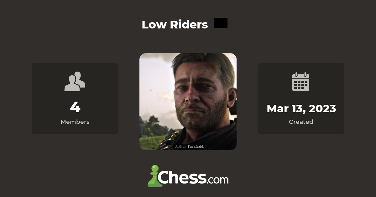 Low Riders - Chess Club - Chess.com