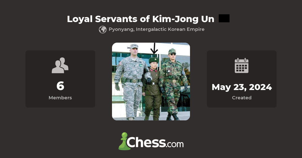 Loyal Servants of Kim-Jong Un - Chess Club - Chess.com