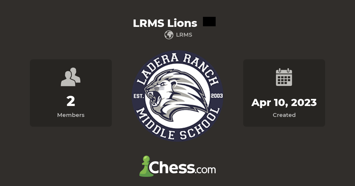 LRMS Lions - Chess Club - Chess.com