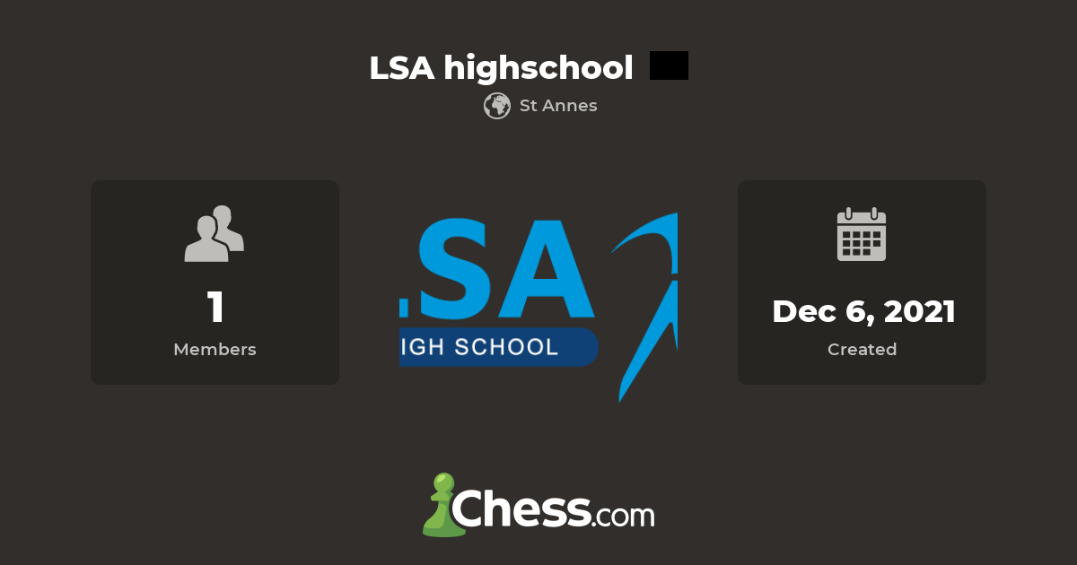 LSA highschool - Chess Club - Chess.com