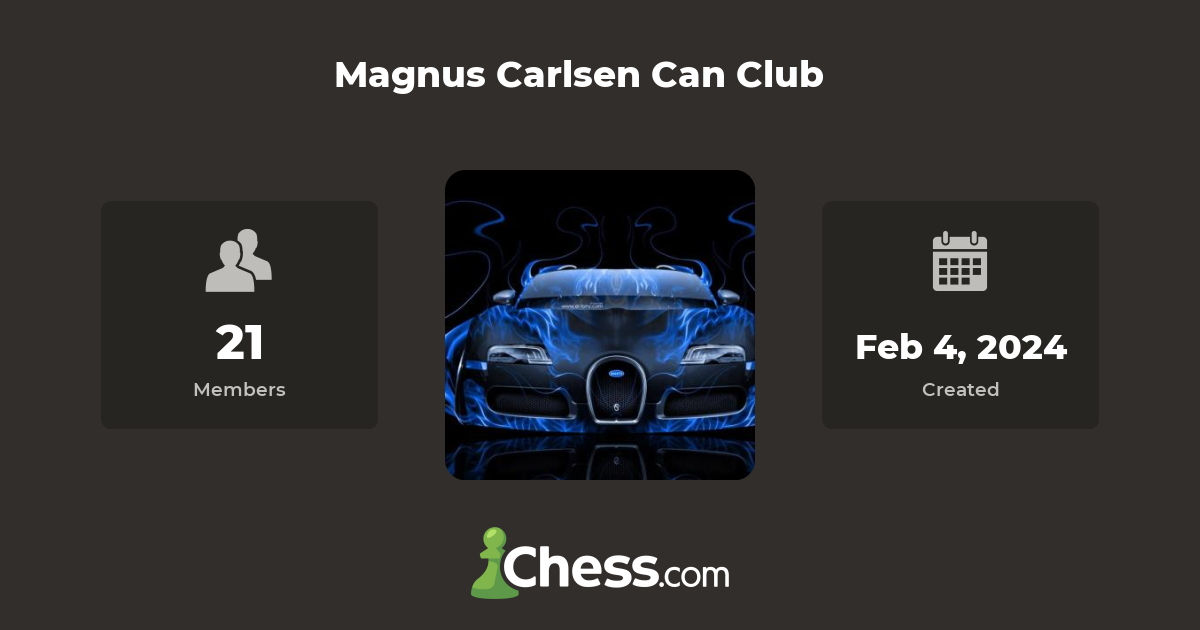 Magnus Carlsen Can Club - Chess Club - Chess.com