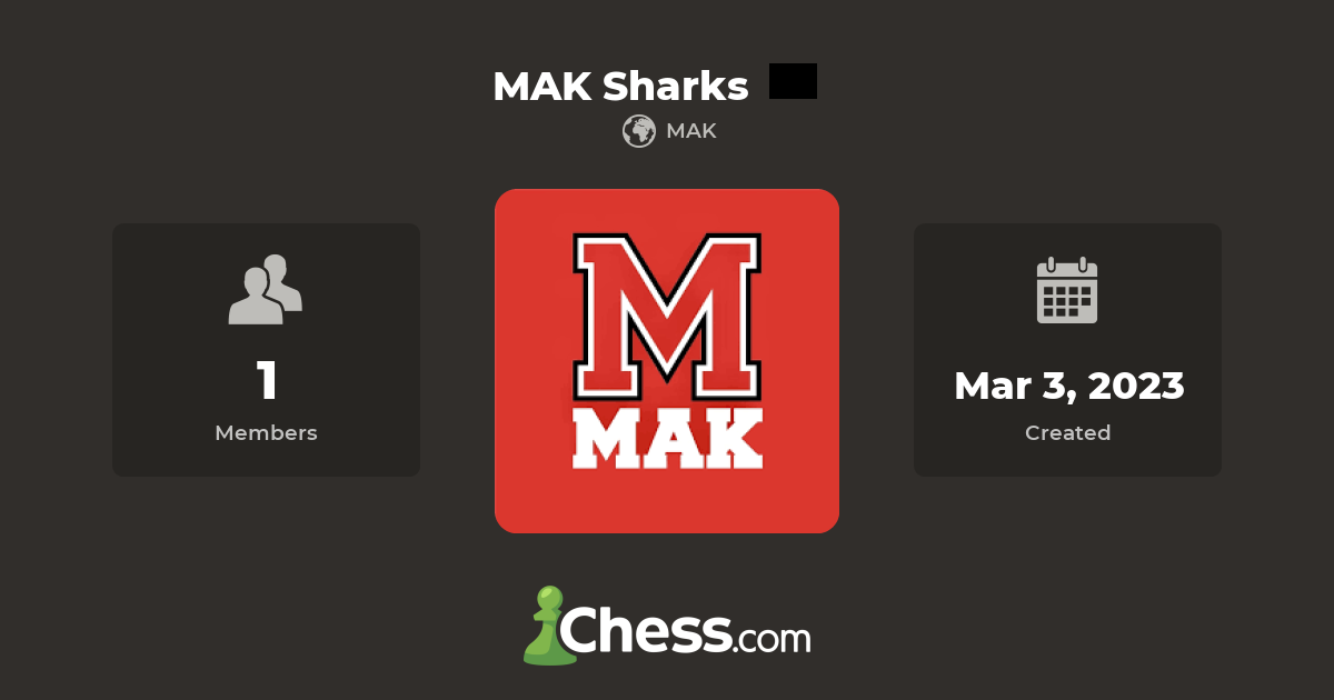 MAK Sharks - Chess Club - Chess.com