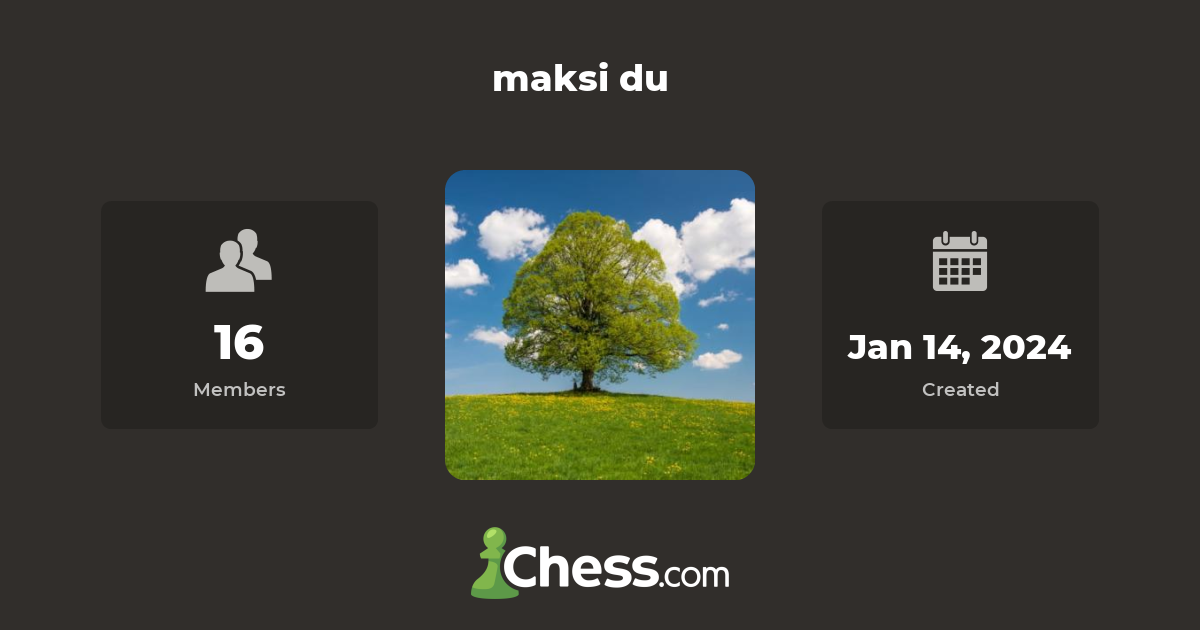 maksi du - Chess Club - Chess.com