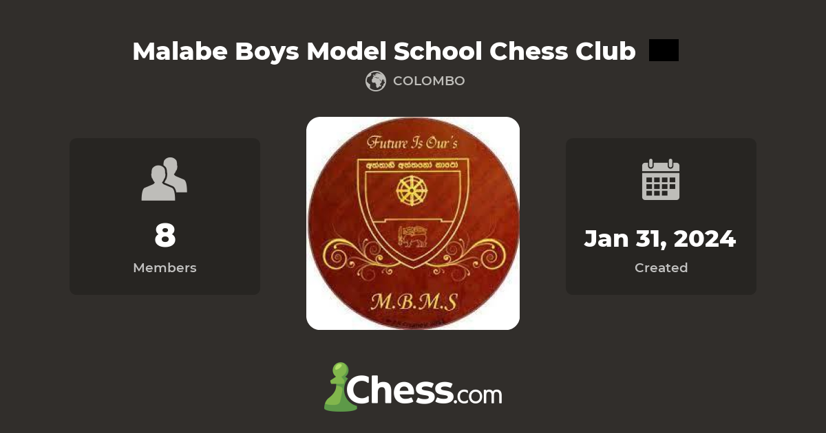 Malabe Boys Model School Chess Club - Chess Club - Chess.com