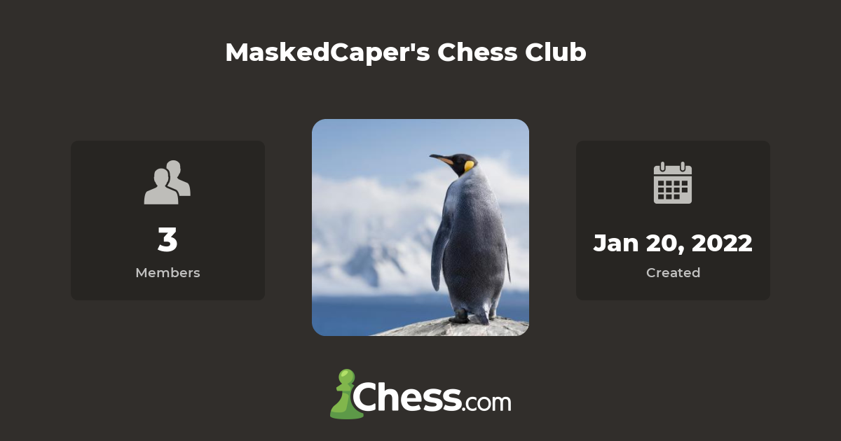 MaskedCaper's Chess Club - Chess Club - Chess.com