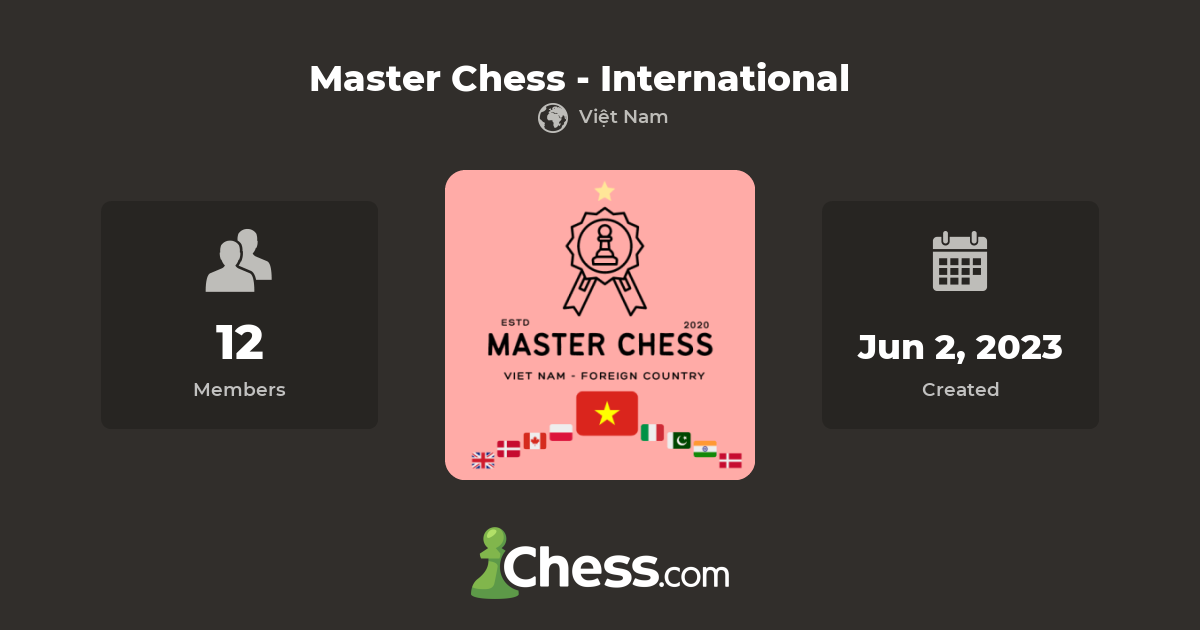 Master Chess - International - Chess Club - Chess.com