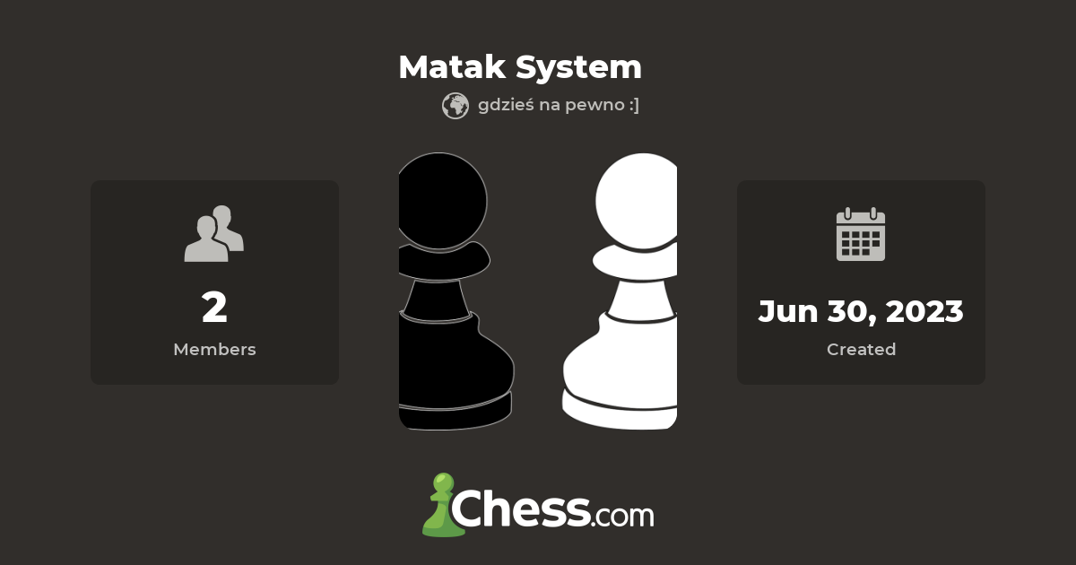 Matak System - Chess Club - Chess.com