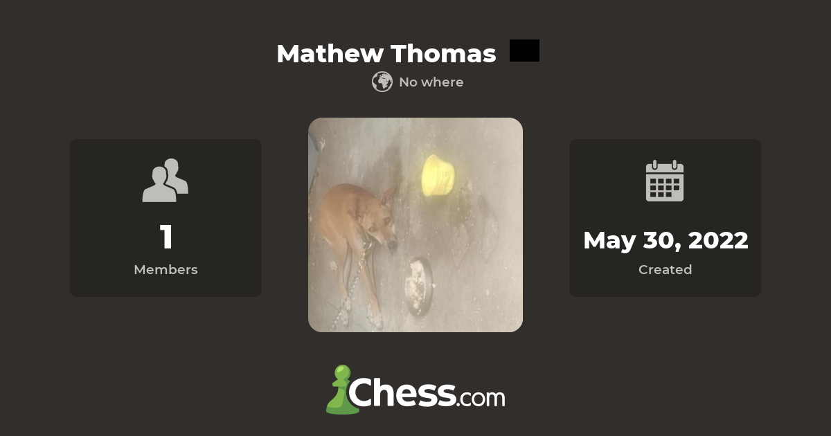 Mathew Thomas - Chess Club - Chess.com