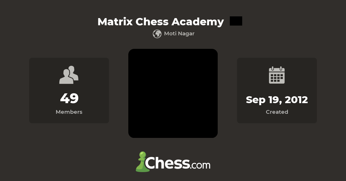 Matrix Chess Academy - Chess Club - Chess.com