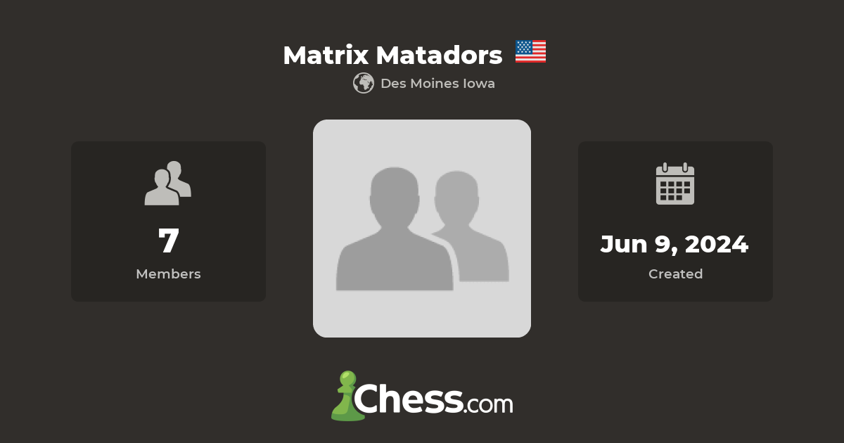 Matrix Matadors - Chess Club - Chess.com
