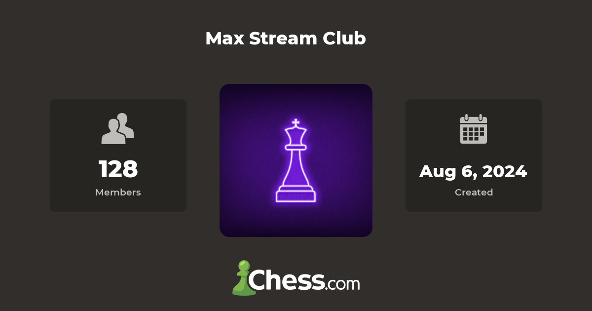 Max Stream Club - Chess Club - Chess.com
