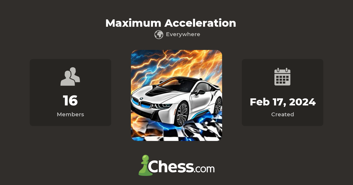 Maximum Acceleration - Chess Club - Chess.com
