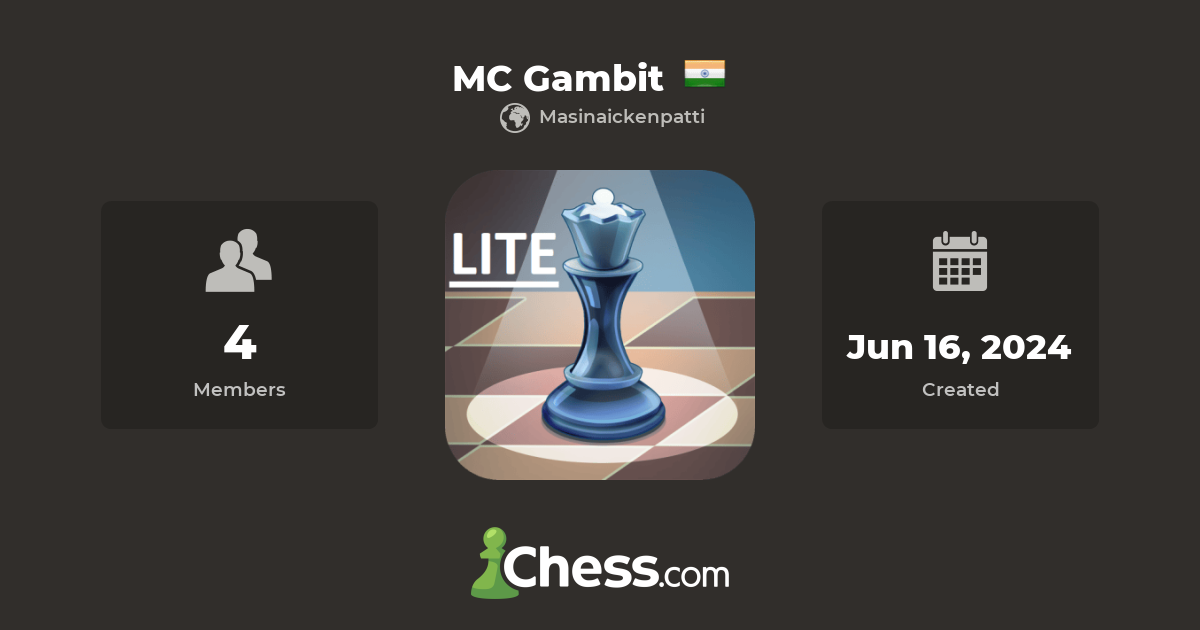 MC Gambit - Chess Club - Chess.com MC Gambit - Chess Club - Chess.com