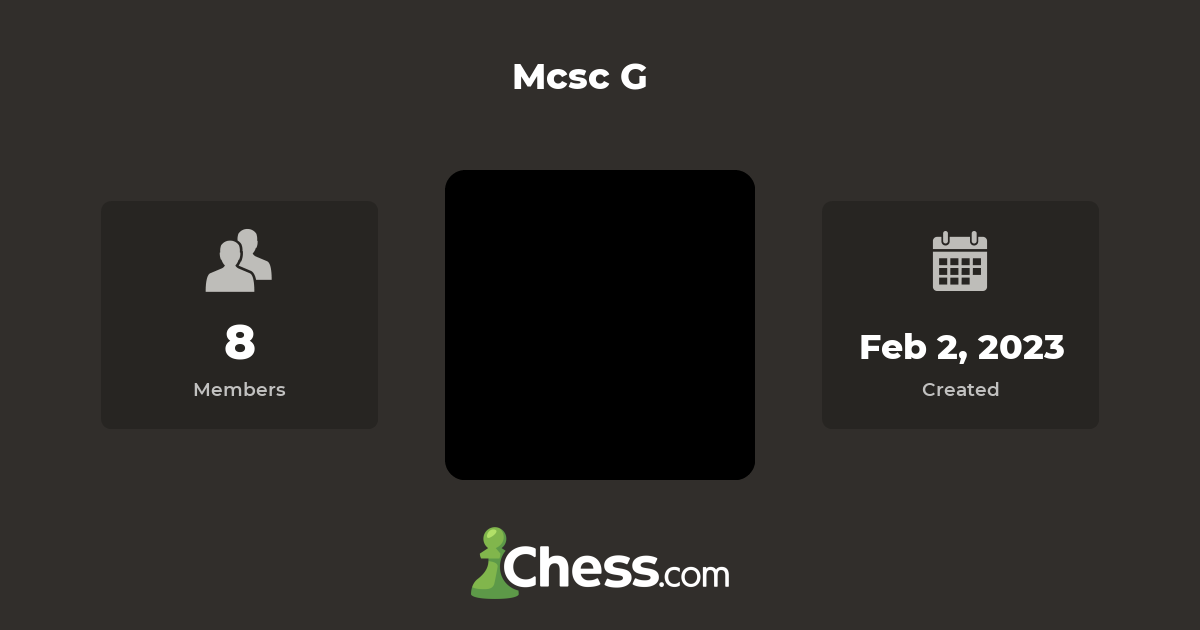 Mcsc G - Chess Club - Chess.com