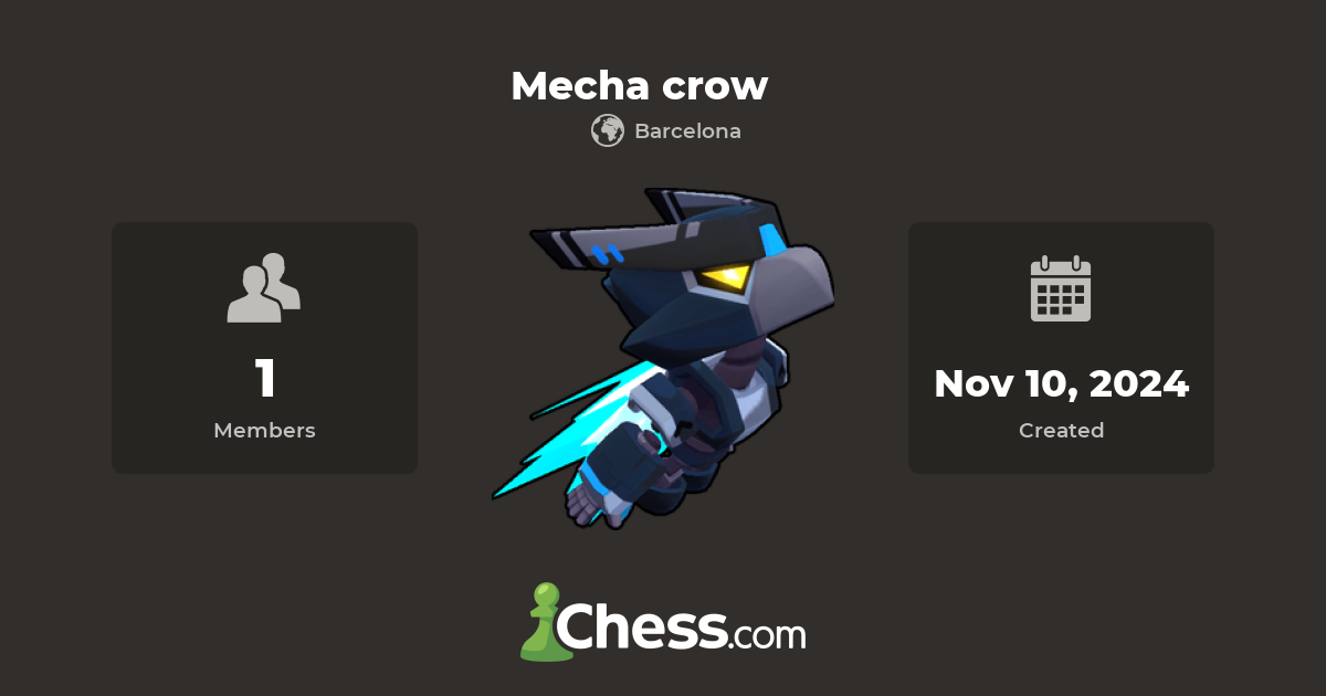 Mecha crow - Chess Club - Chess.com