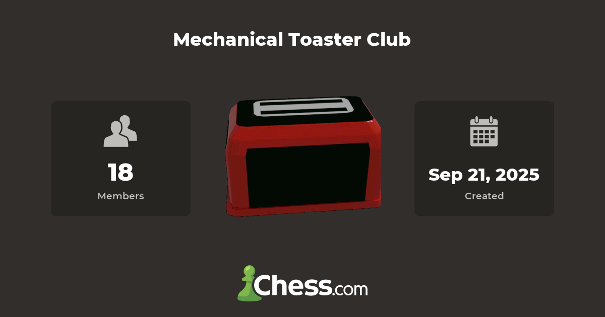 Mechanical Toaster Club - Chess Club - Chess.com