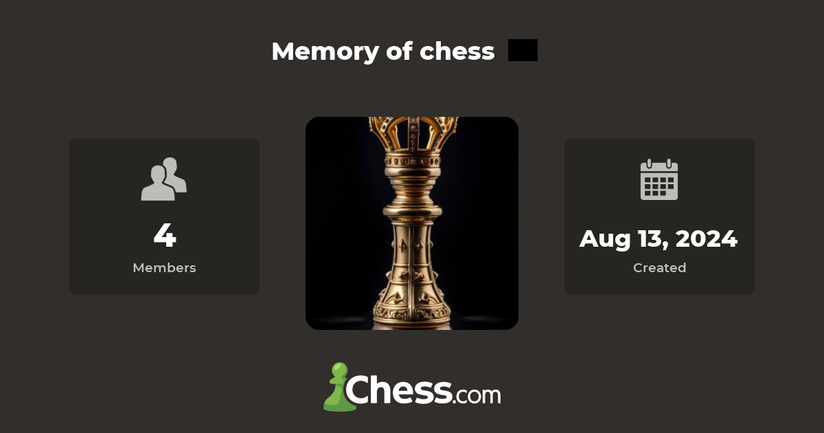 Memory of chess - Chess Club - Chess.com