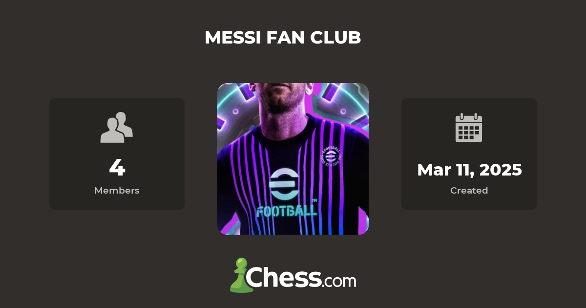 MESSI FAN CLUB - Chess Club - Chess.com