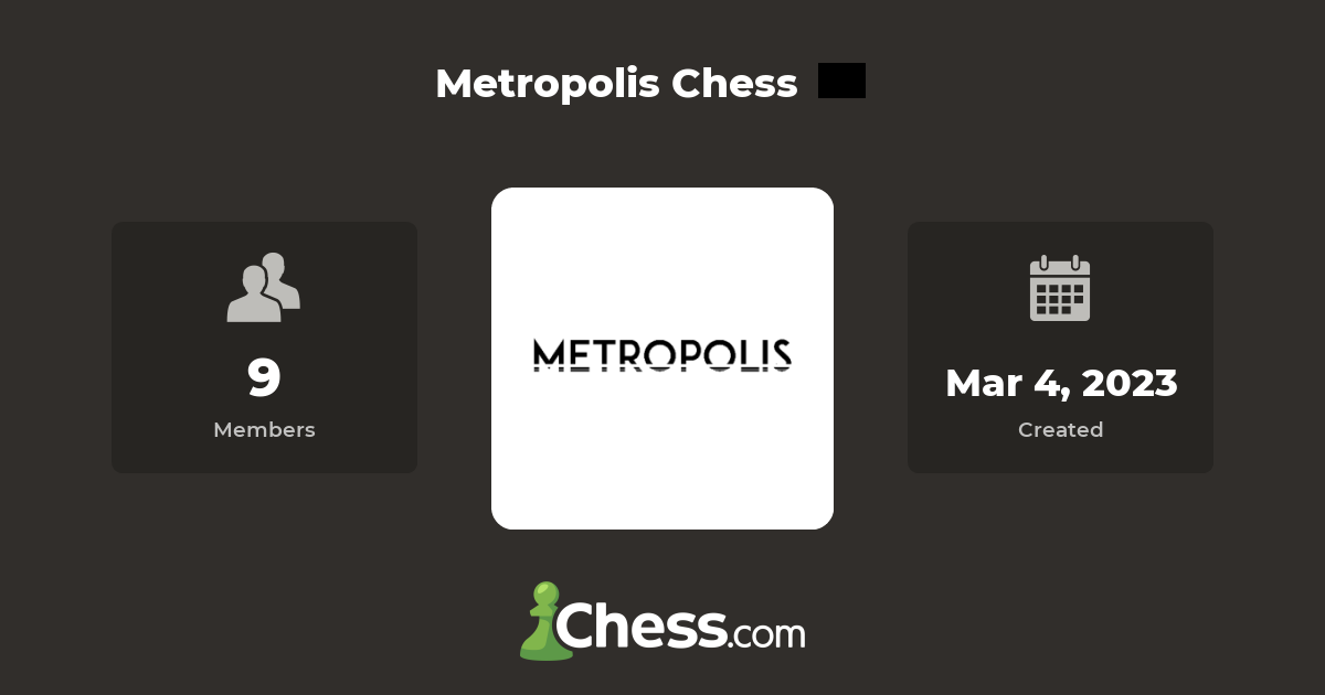 Metropolis Chess - Chess Club - Chess.com