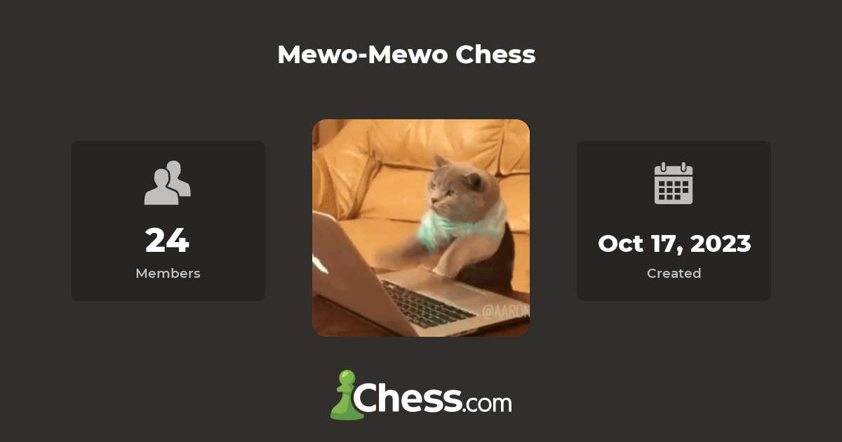 Mewo-Mewo Chess - Chess Club - Chess.com