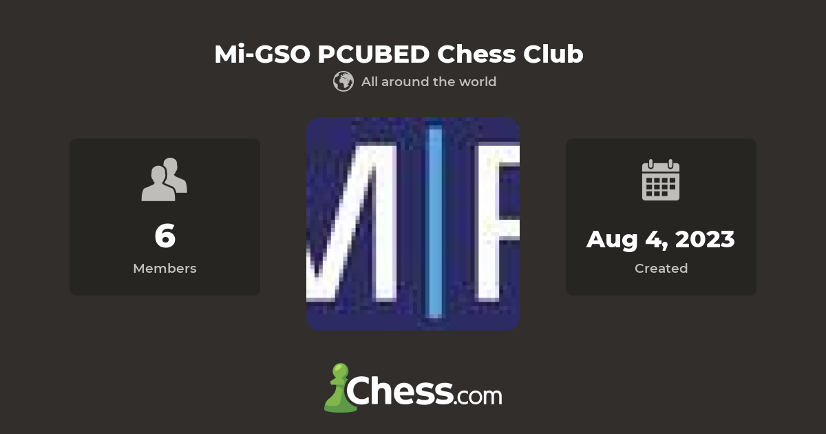Mi-GSO PCUBED Chess Club - Chess Club - Chess.com