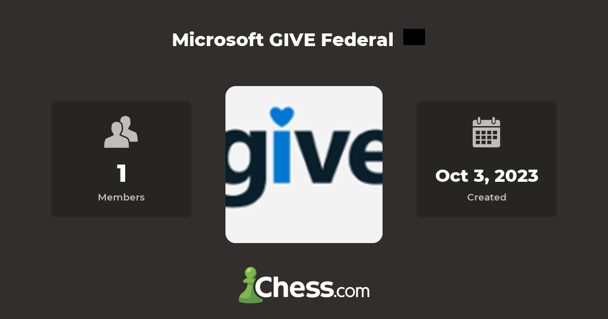 Microsoft GIVE Federal - Chess Club - Chess.com