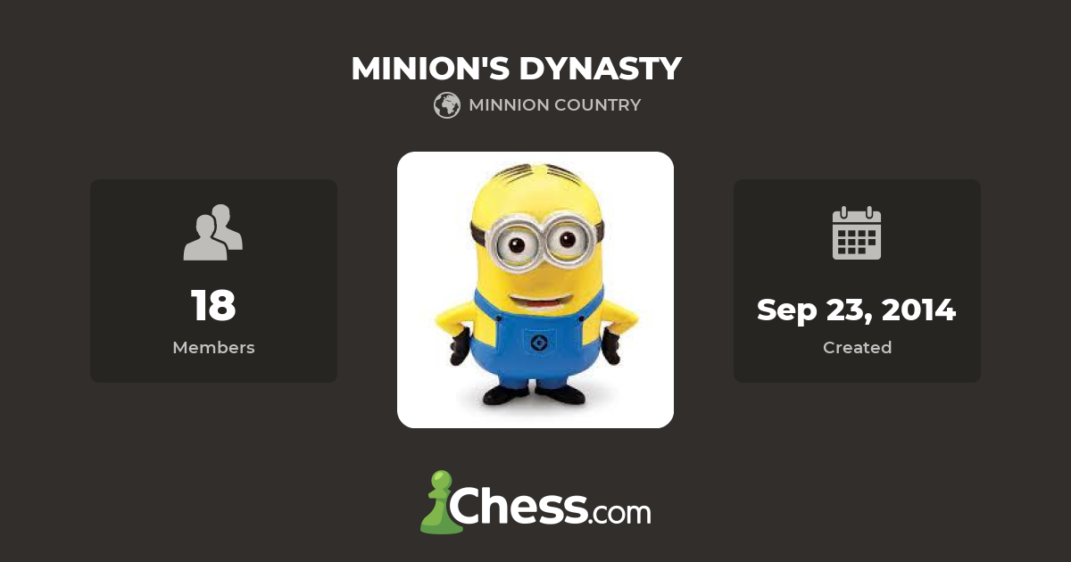 MINION'S DYNASTY - Chess Club - Chess.com