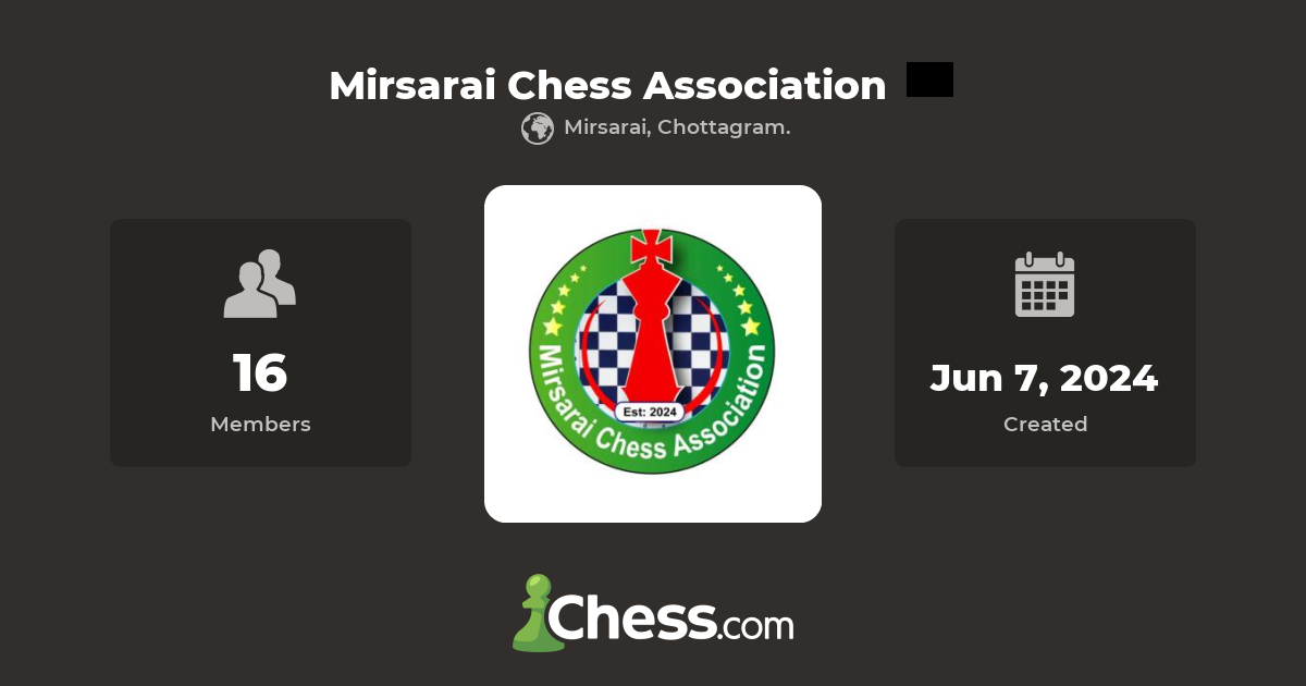Mirsarai Chess Association - Chess Club - Chess.com