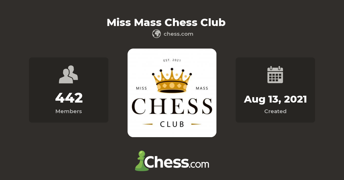 Miss Mass Chess Club - Chess Club - Chess.com