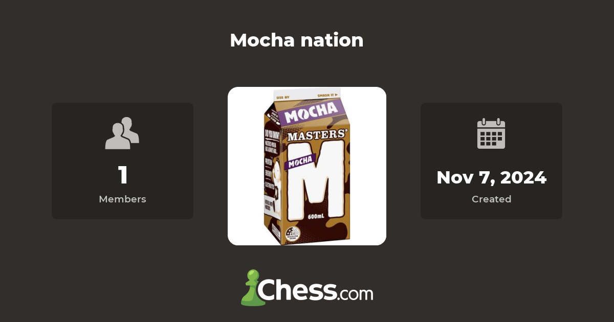 Mocha nation - Chess Club - Chess.com