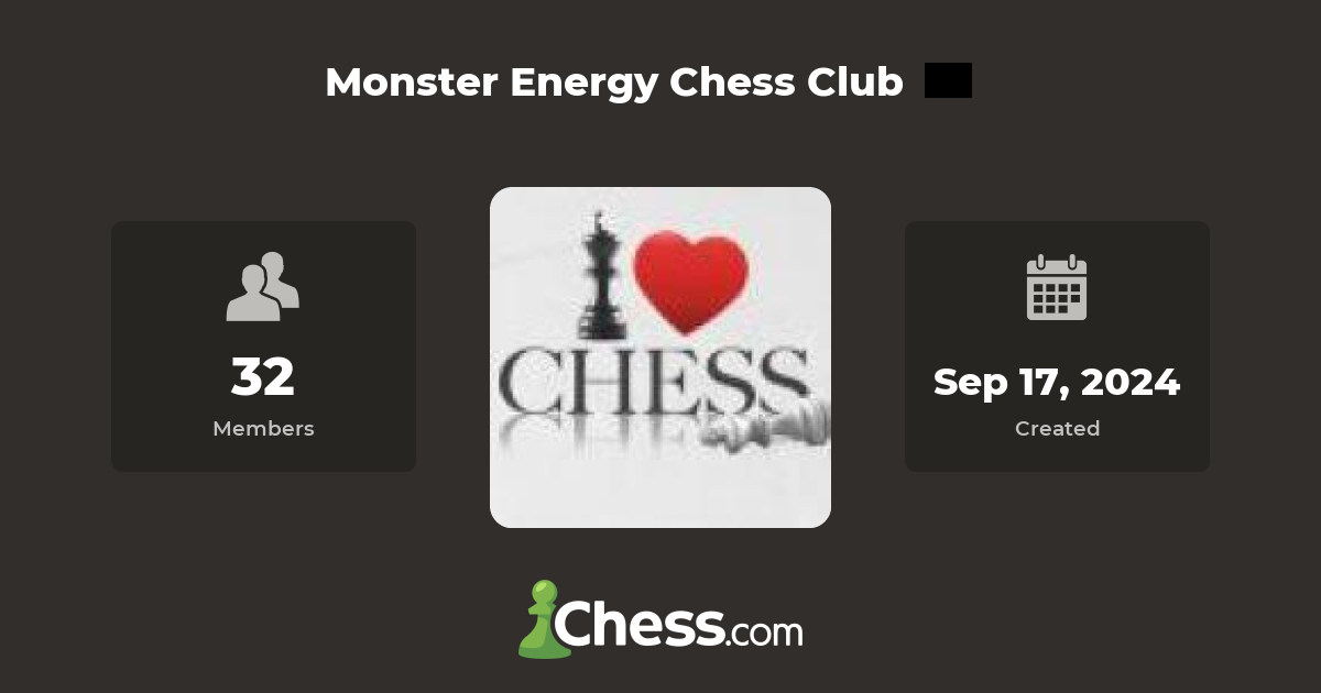 Monster Energy Chess Club - Chess Club - Chess.com