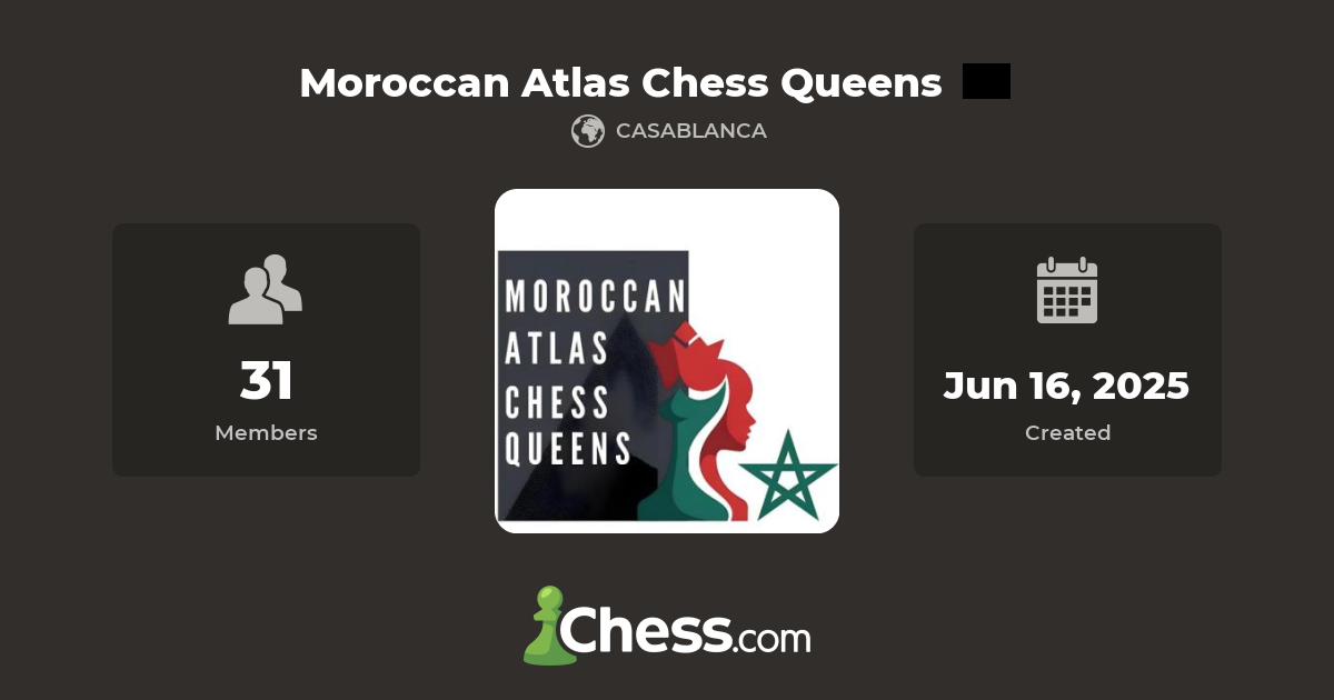 Moroccan Atlas Chess Queens - Chess Club - Chess.com