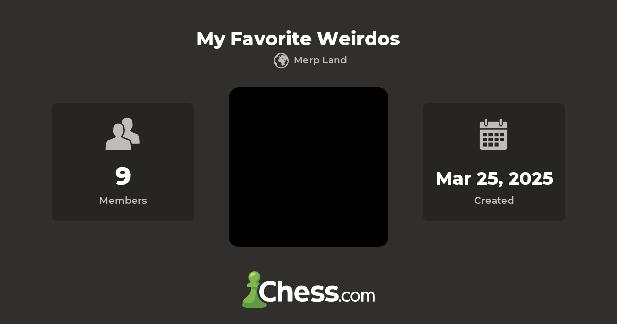 My Favorite Weirdos - Chess Club - Chess.com