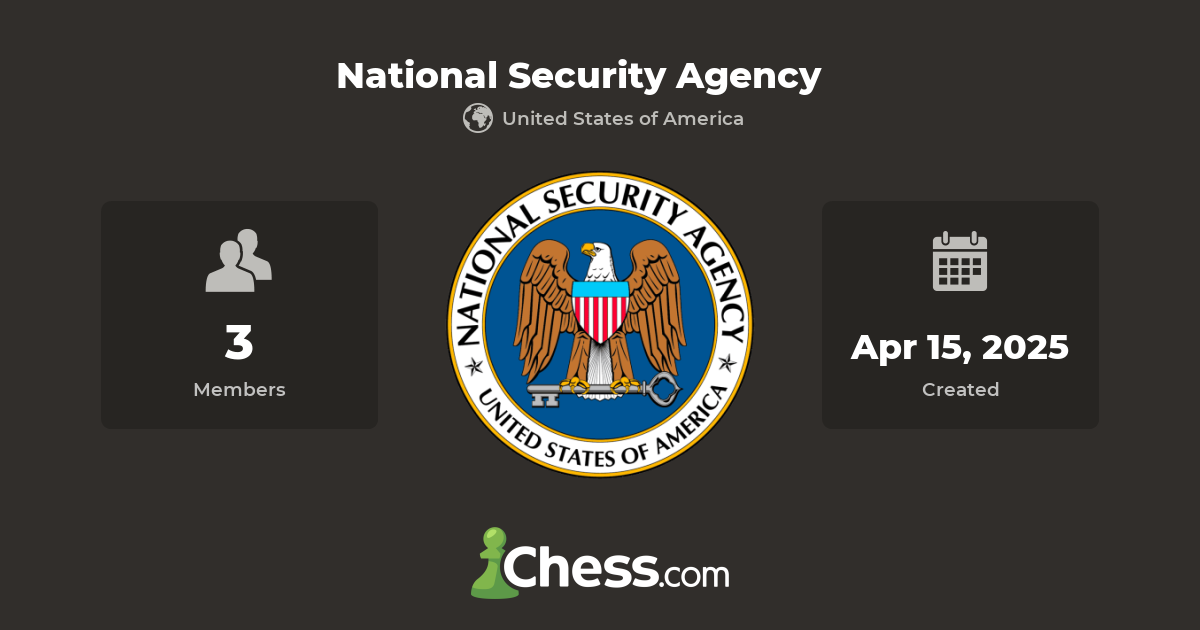 National Security Agency - Chess Club - Chess.com
