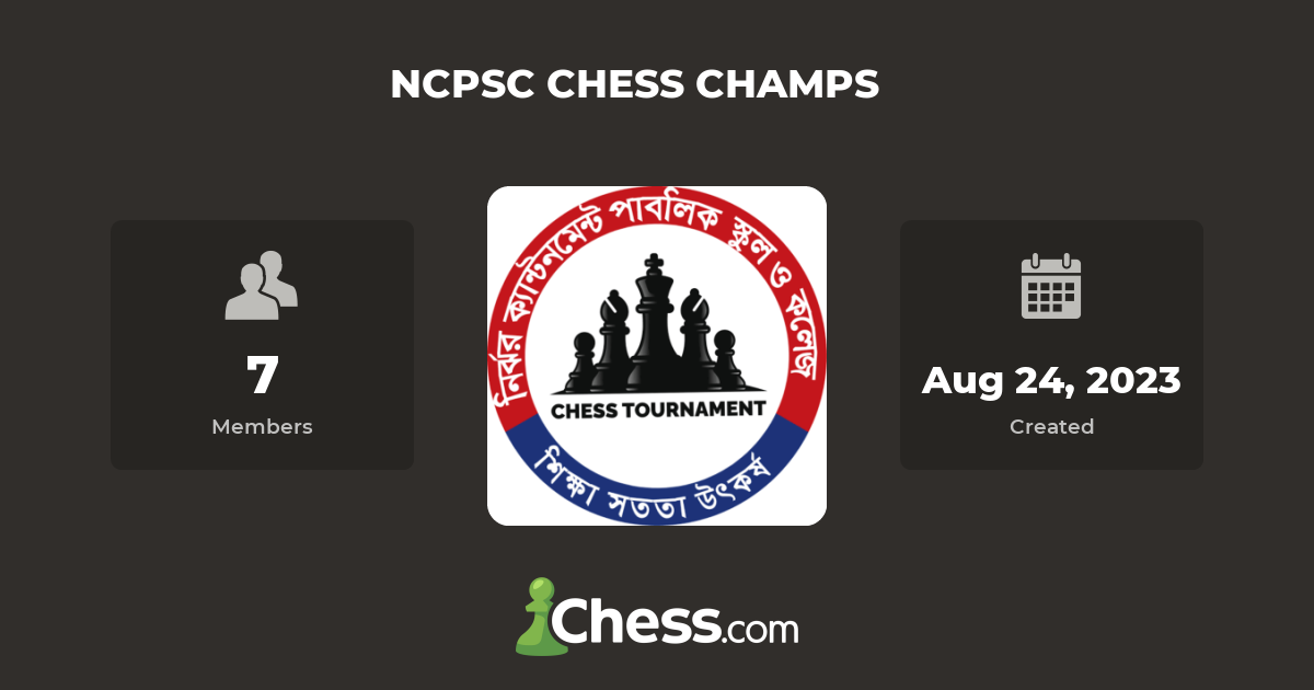 NCPSC CHESS CHAMPS - Chess Club - Chess.com