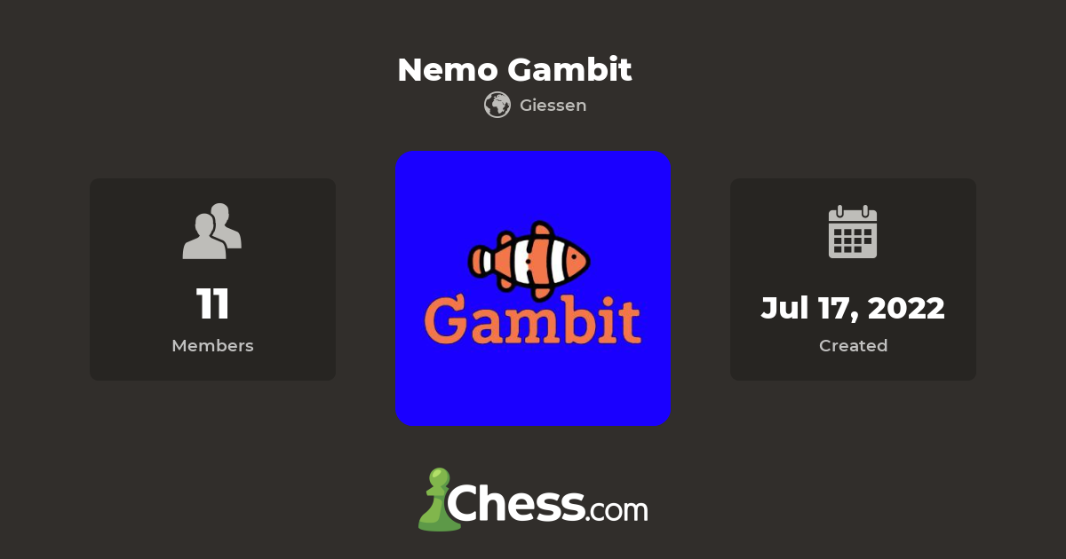 Nemo Gambit - Chess Club - Chess.com