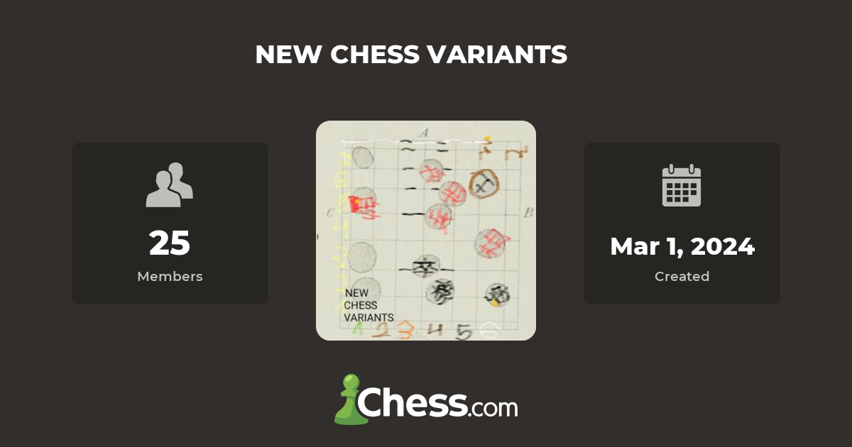 NEW CHESS VARIANTS - Chess Club - Chess.com