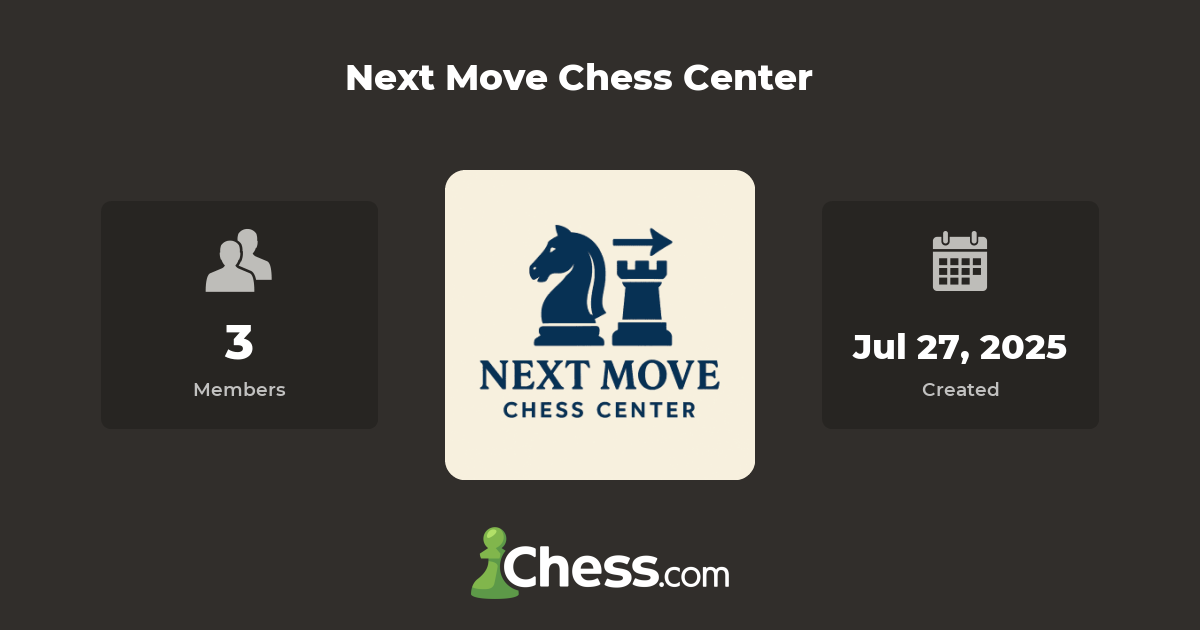 Next Move Chess Center - Chess Club - Chess.com