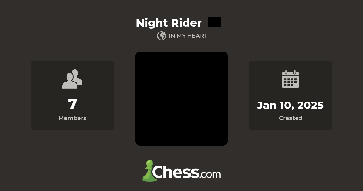 Night Rider - Chess Club - Chess.com