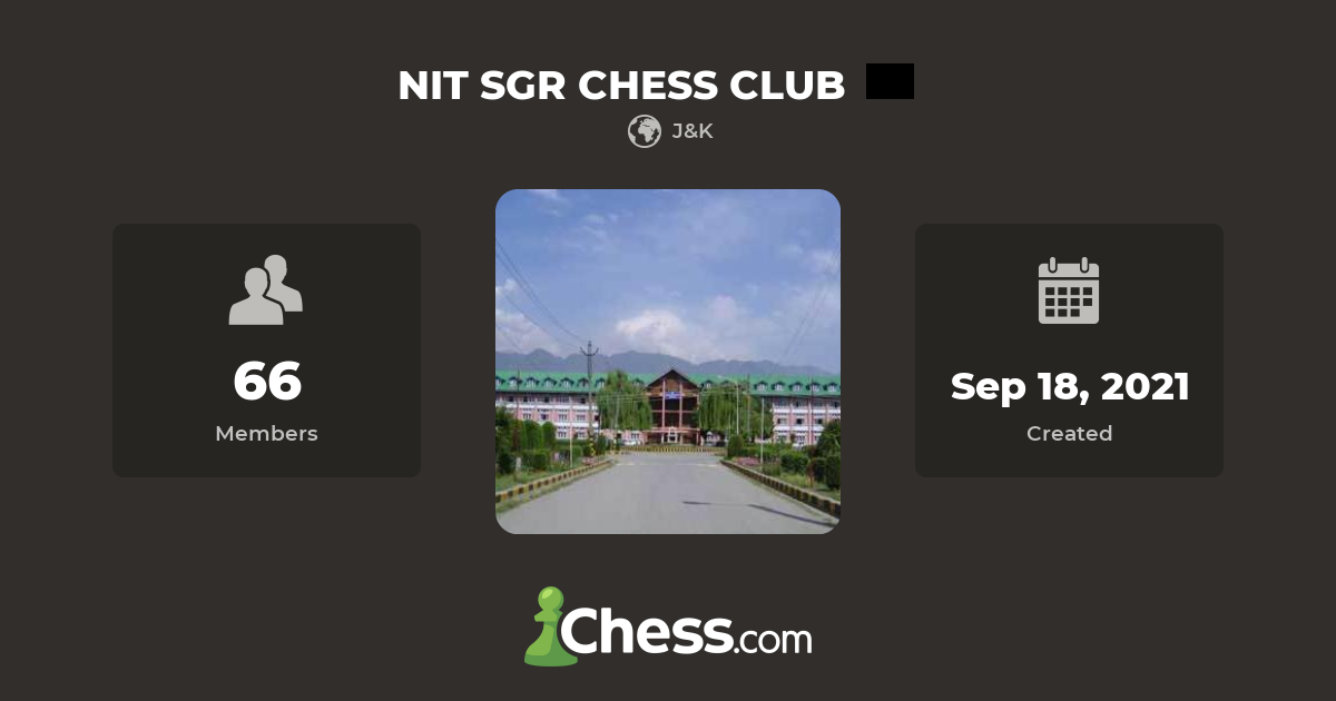 NIT SGR CHESS CLUB - Chess Club - Chess.com