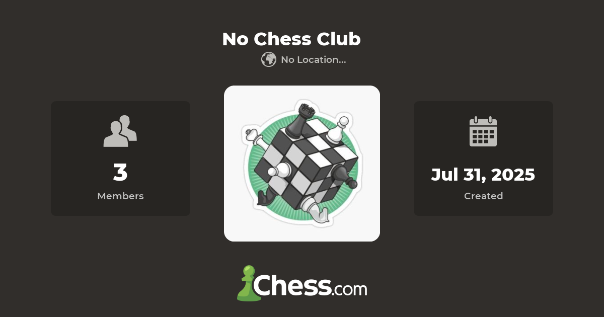 No Chess Club - Chess Club - Chess.com