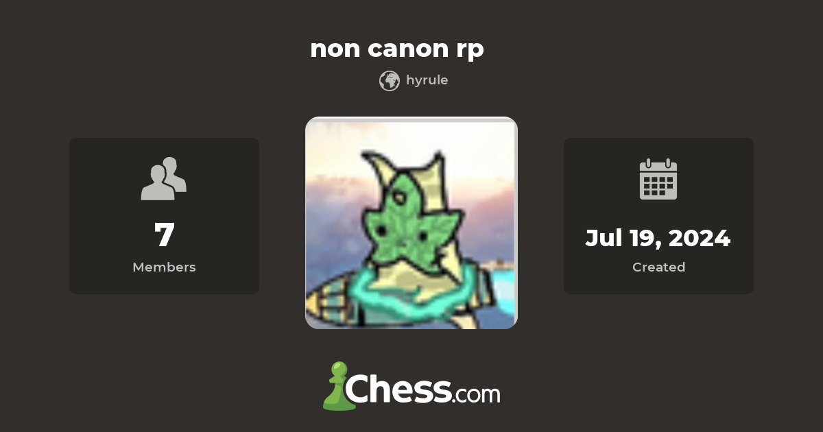 non canon rp - Chess Club - Chess.com