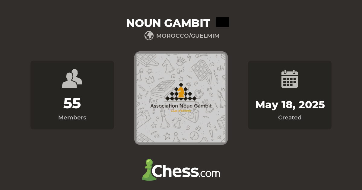 NOUN GAMBIT - Chess Club - Chess.com