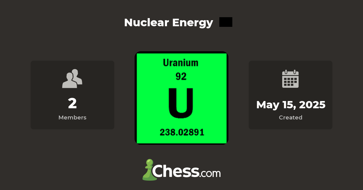 Nuclear Energy - Chess Club - Chess.com